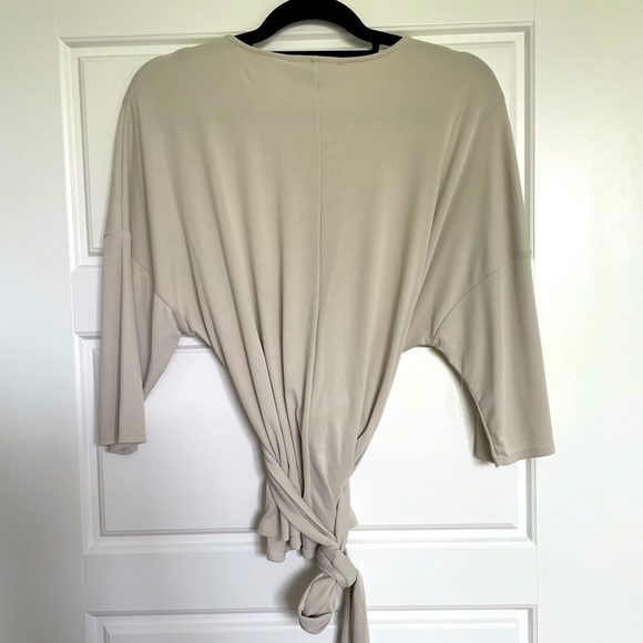 Mango | Tops | Nwt Mango Waist Wrap Blouse In Size Us Small | Poshmark